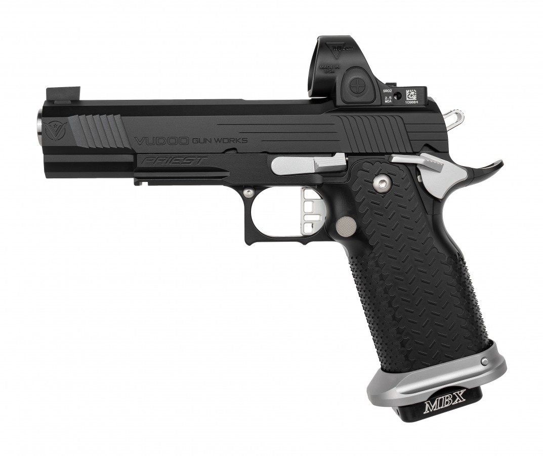 VUDOO GUN WORKS PRIEST CLASSIC BLACK (9MM) DS 1911 WITH IRON SIGHTS ...